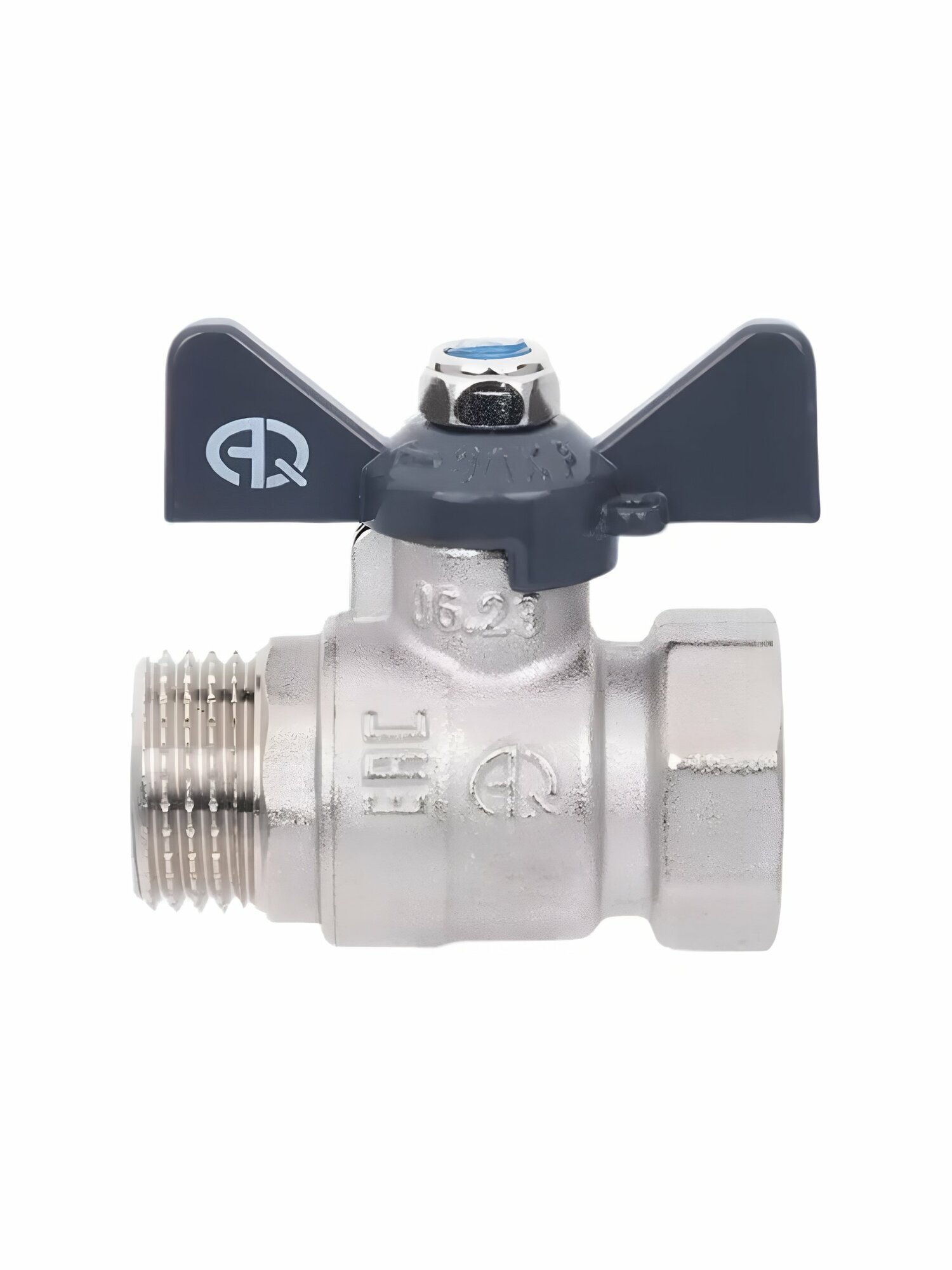 Кран для воды, 1", г-ш, ручка-бабочка, 1160, AquaLink