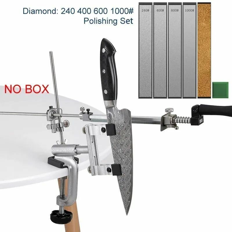 Точилка для ножей RUIXIN Pro 009 металлическая система заточки с алмазными камнями фиксированный угол