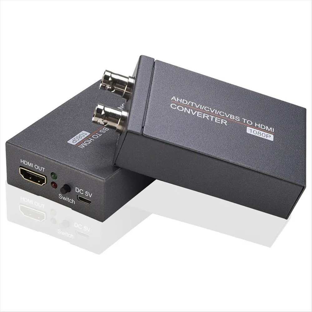 Конвертер AHD/TVI/CVI/CVBS В -Совместимый Адаптер Сигнала 3MP/4MP