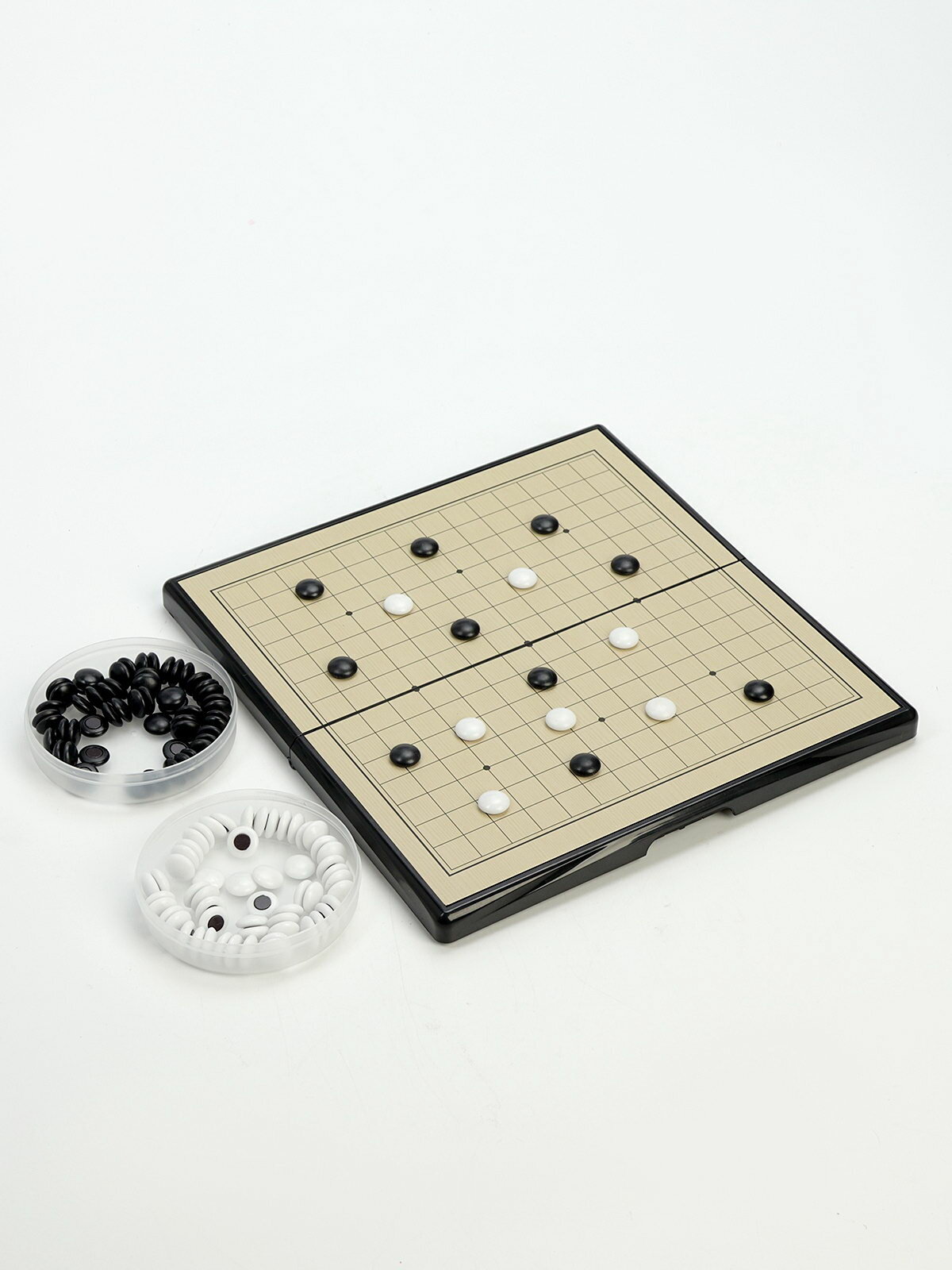 Настольная игра ГО, магнитная доска, 120 камней, материал игральной доски: дерево