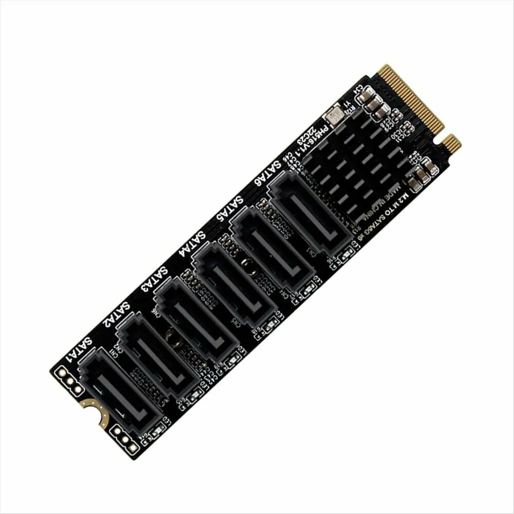 Любимец клиентов. M.2 NVME PCIE PCIE X4 X8 X16 6портовый переходник SATA 3.0