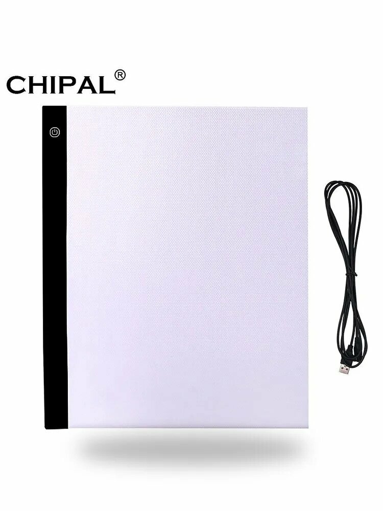 Световой планшет CHIPAL A3 для рисования, 3 уровня яркости, 401x331 мм