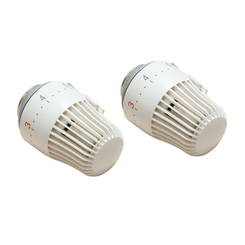 2шт Клапаны Термостата Радиатора Только Головка Ручки Регулировки Температуры Радиатора Замена Термостатических Клапанов Радиатора