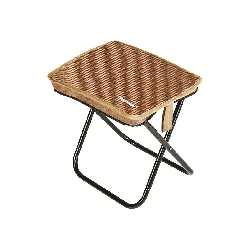 Складной стул PACOONE Mini-Chair-KA, золотой, алюминиевый, максимальная нагрузка 30 кг