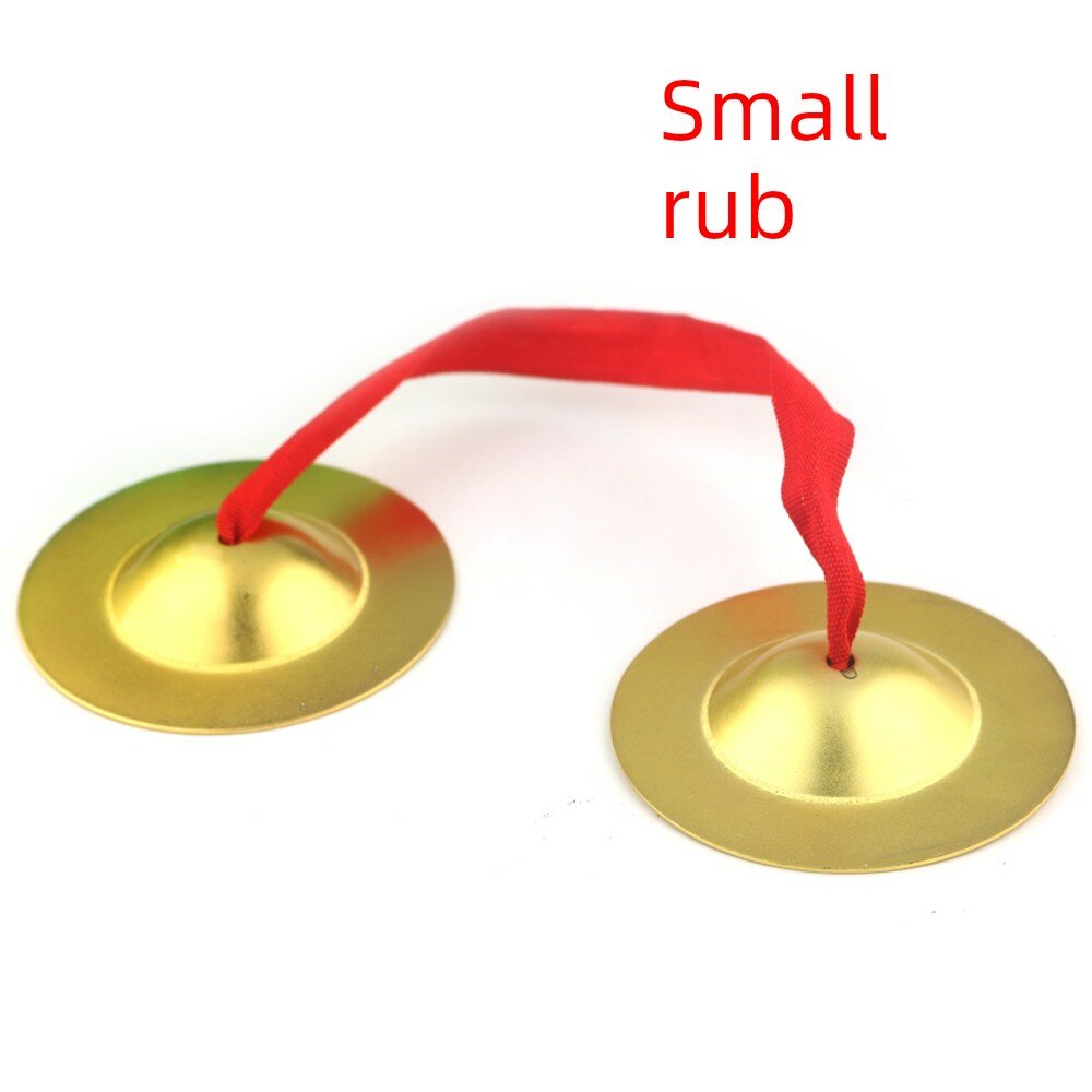 Маленький медный цимбал для детей 3-4 лет, диаметр 9 см, покрытый сплавом, детский перкуссионный инструмент для садика