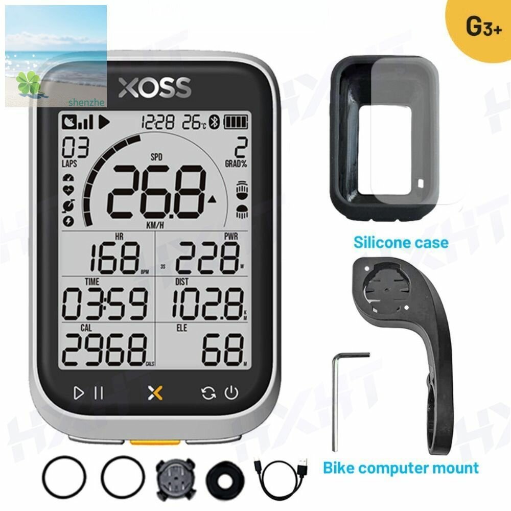 XOSS G3/G3+ GPS Велокомпьютер: G Plus Беспроводной Спидометр Bluetooth Водонепроницаемый Для Шоссейных Велосипедов И MTB