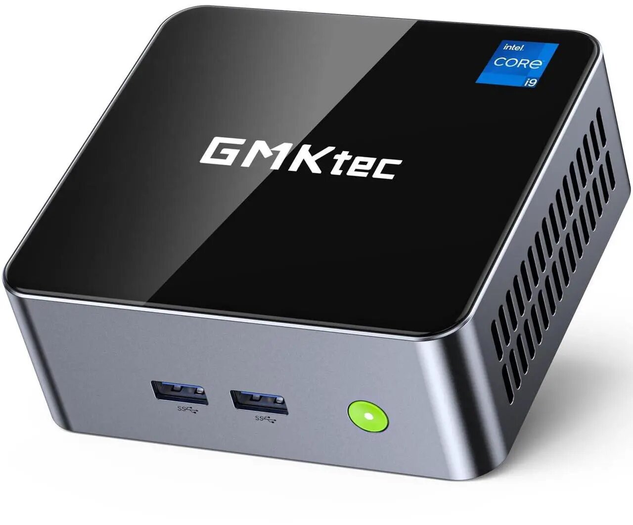 Мини ПК GMKtec Mini настольный компьютер, M3 Intel Core i5 12450H, 32 ГБ DDR4, 1024 ГБ SSD, Win11 pro, WiFi 6, BT 5.2
