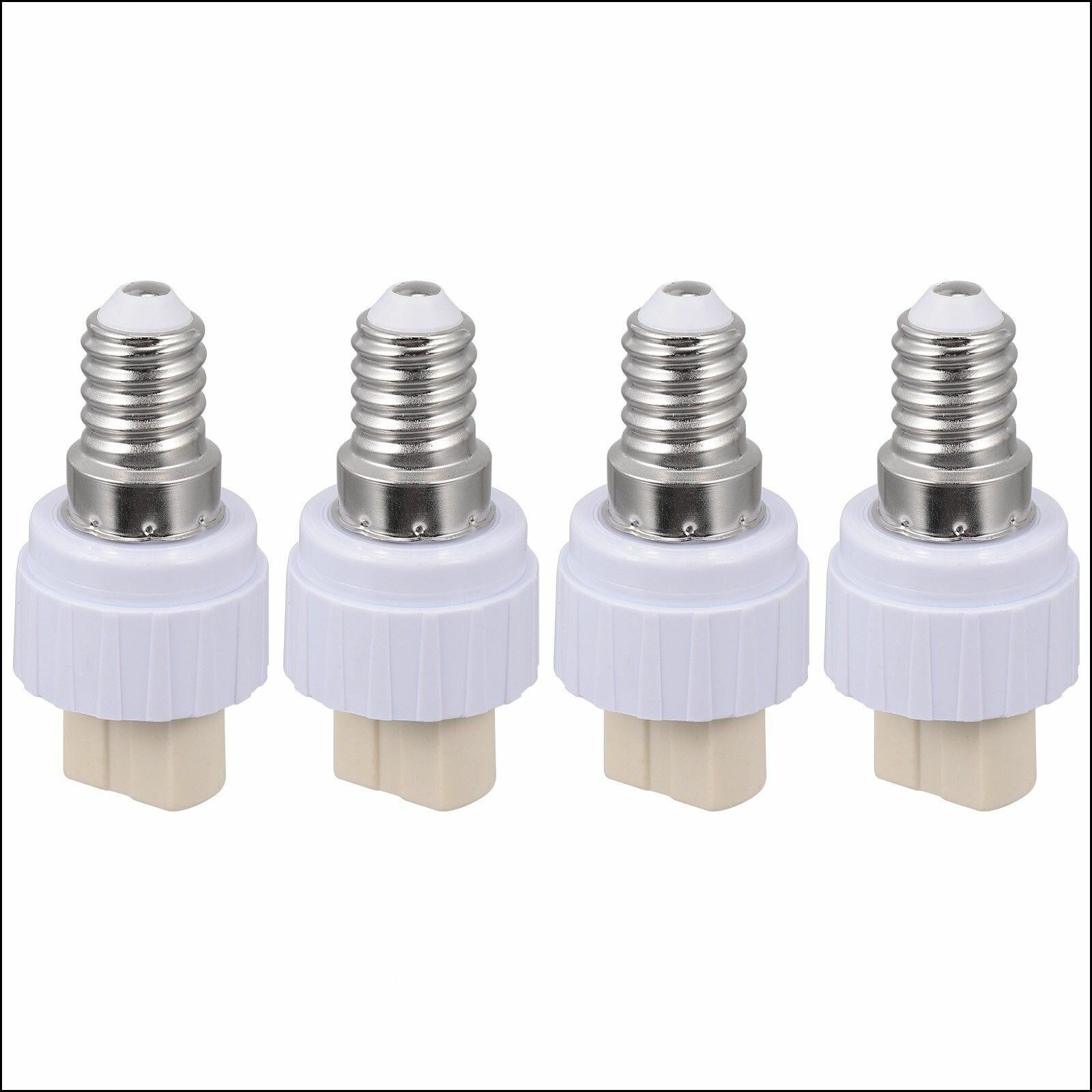 Патрон Лампы Адаптер E14 На G9, Компактный, Из Металла, 4 Штуки