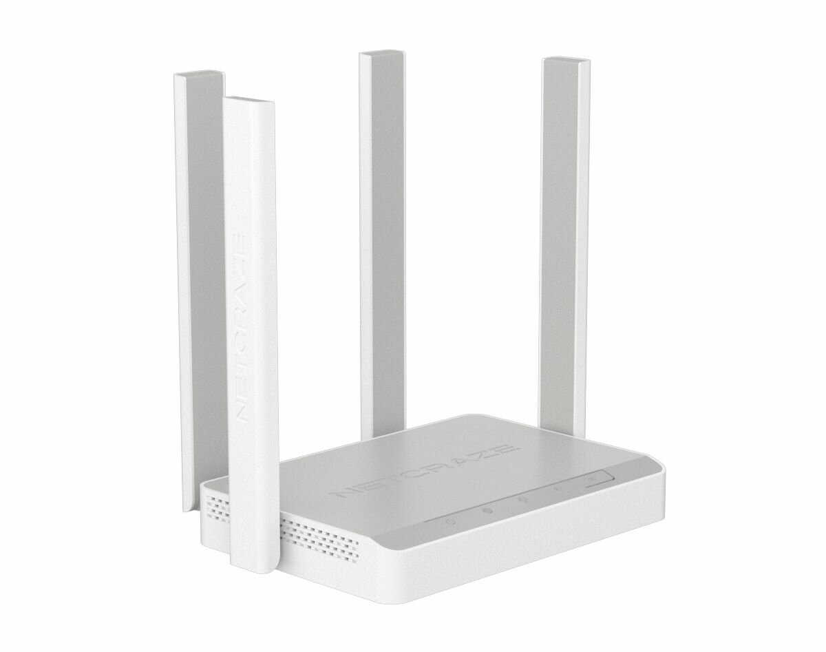 Маршрутизатор Netcraze Runner 4G (NC-2212) Интернет-центр с модемом 4G, Mesh Wi-Fi N300 и 4-портовым Smart-коммутатором