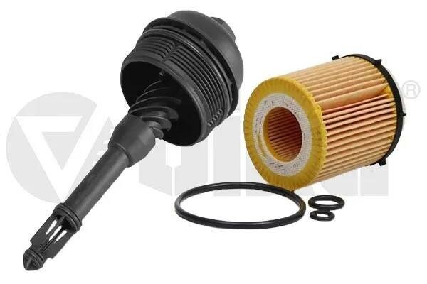 Крышка масляного фильтра VIKA 19827801 Mercedes W176, W177, W204, W205, х117, х118, W212, W213, х15, х253, х247, х204 1.5-2.0L 12-> с фильтром