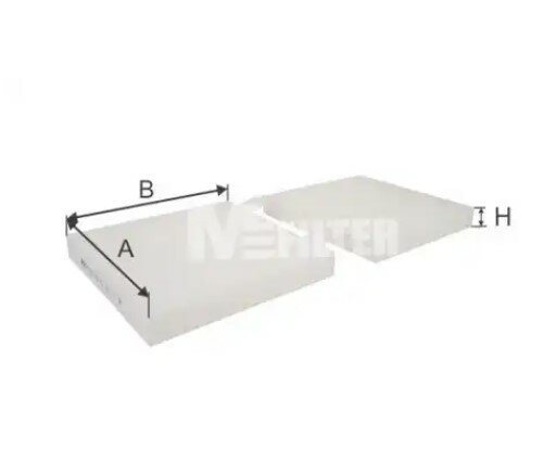 Фильтр салона MFILTER K9176 Bmw X3, F25, X4, F26, комплект,