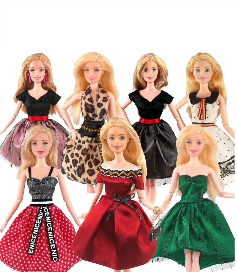Куклы Одежда/ Одежда для Барби(30cm)/30cm Barbie dress ,10шт