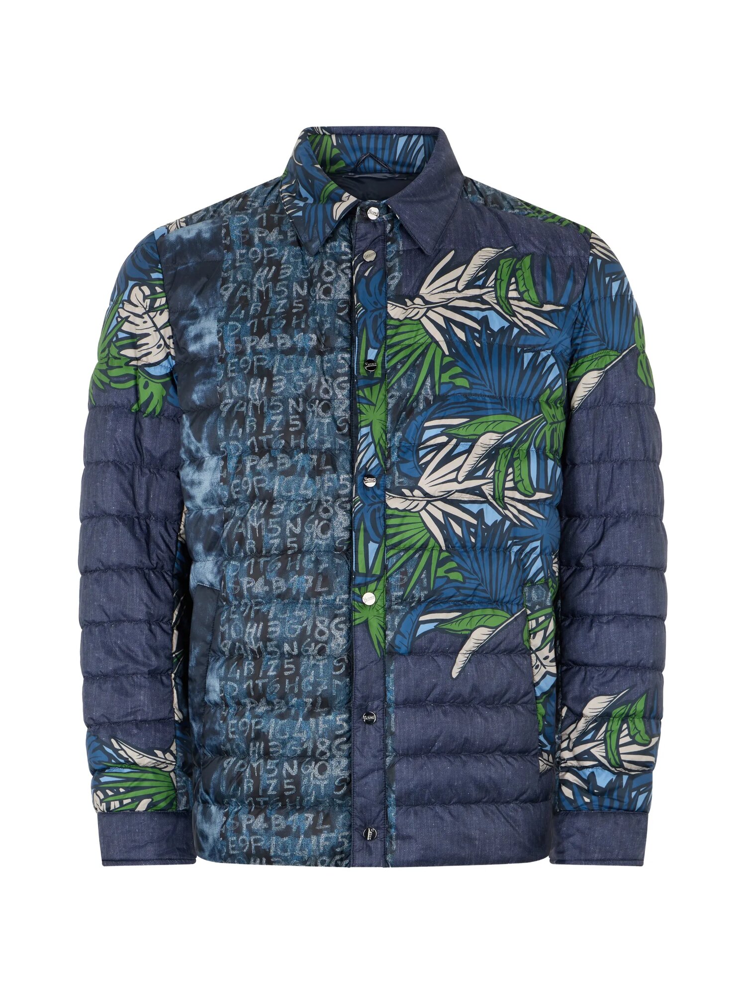 Куртка Multicolour-print padded jacket