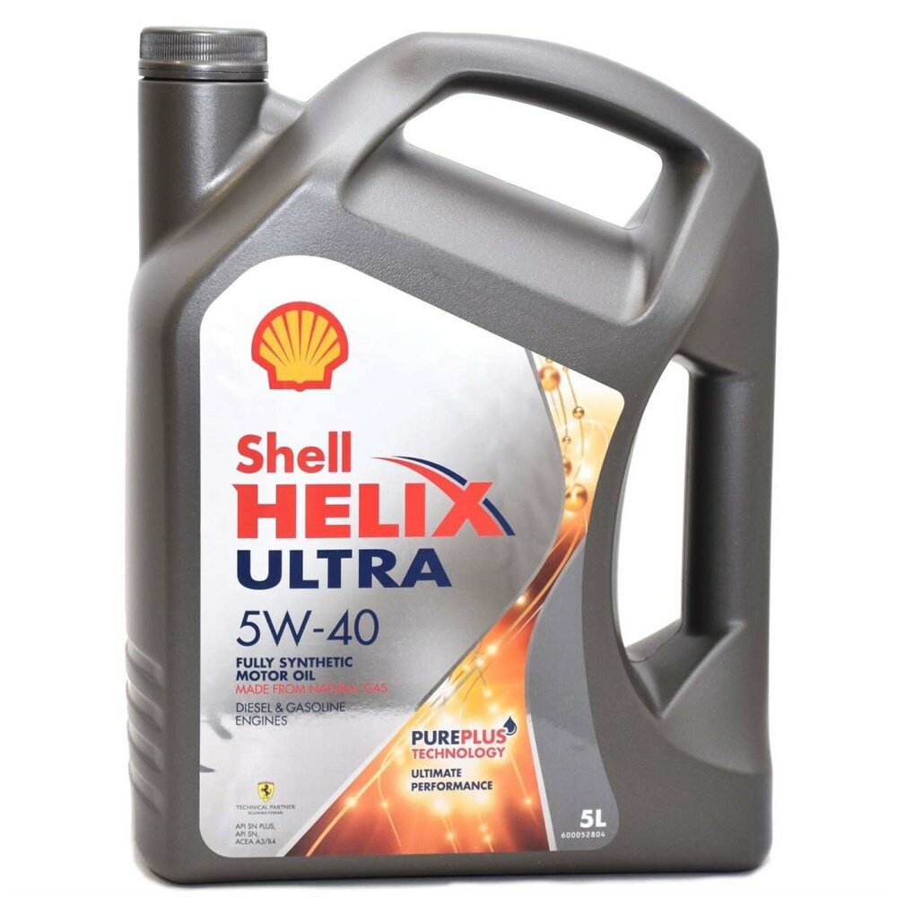 Shell Helix Ultra 5W40 Масло моторное синтетическое 5л 550052838