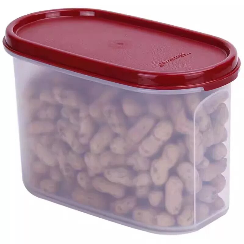 Tupperware Oval Size 2 1.1L герметичный контейнер для сухих закусок, закрытый, единичный экземпляр