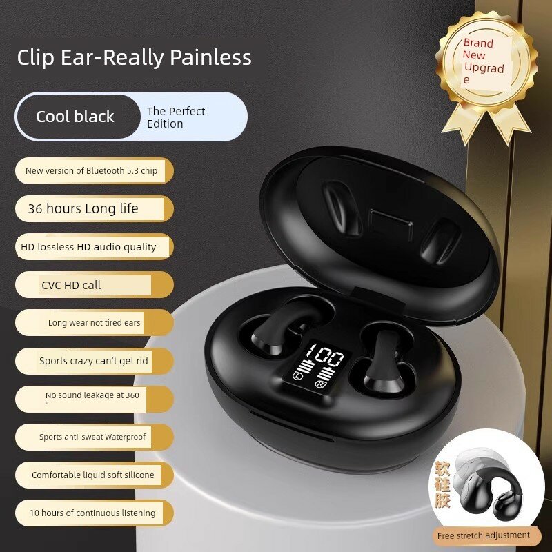 Bluetooth Earbuds Pro 15Max Ультимейт черная версия с Bluetooth 5.3, комфортная посадка, отсутствие проскакивания