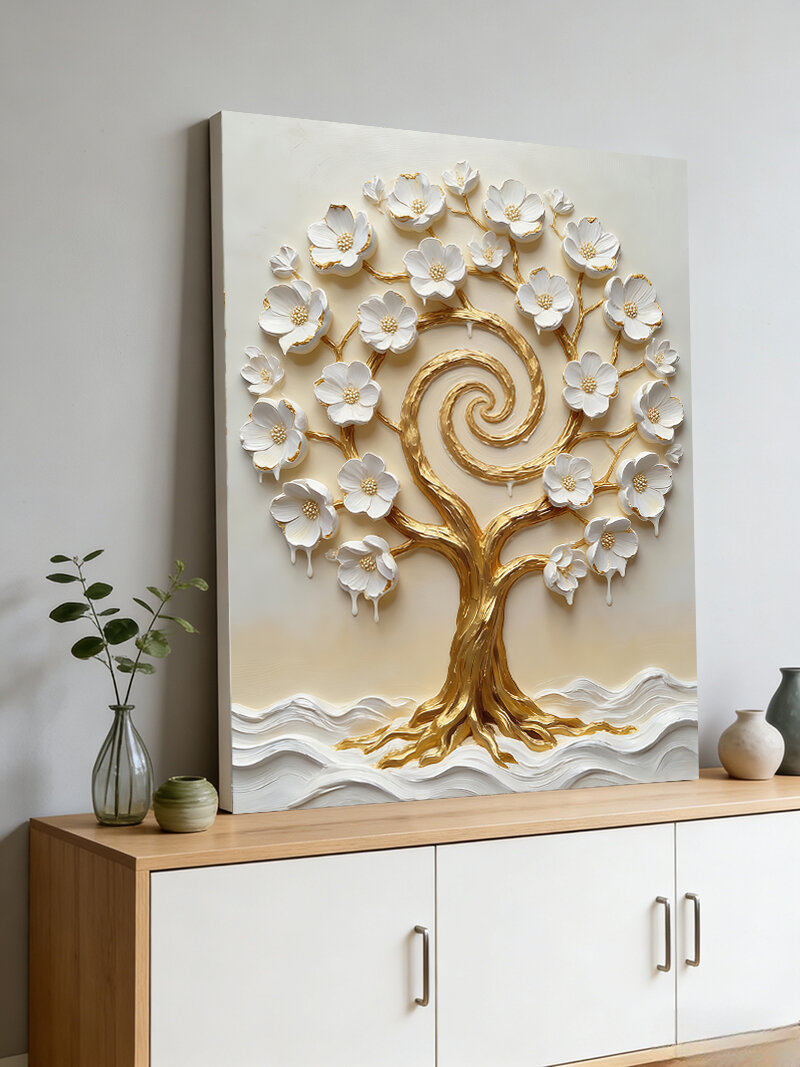 Картина на холсте "Древо жизни", 40х30 см