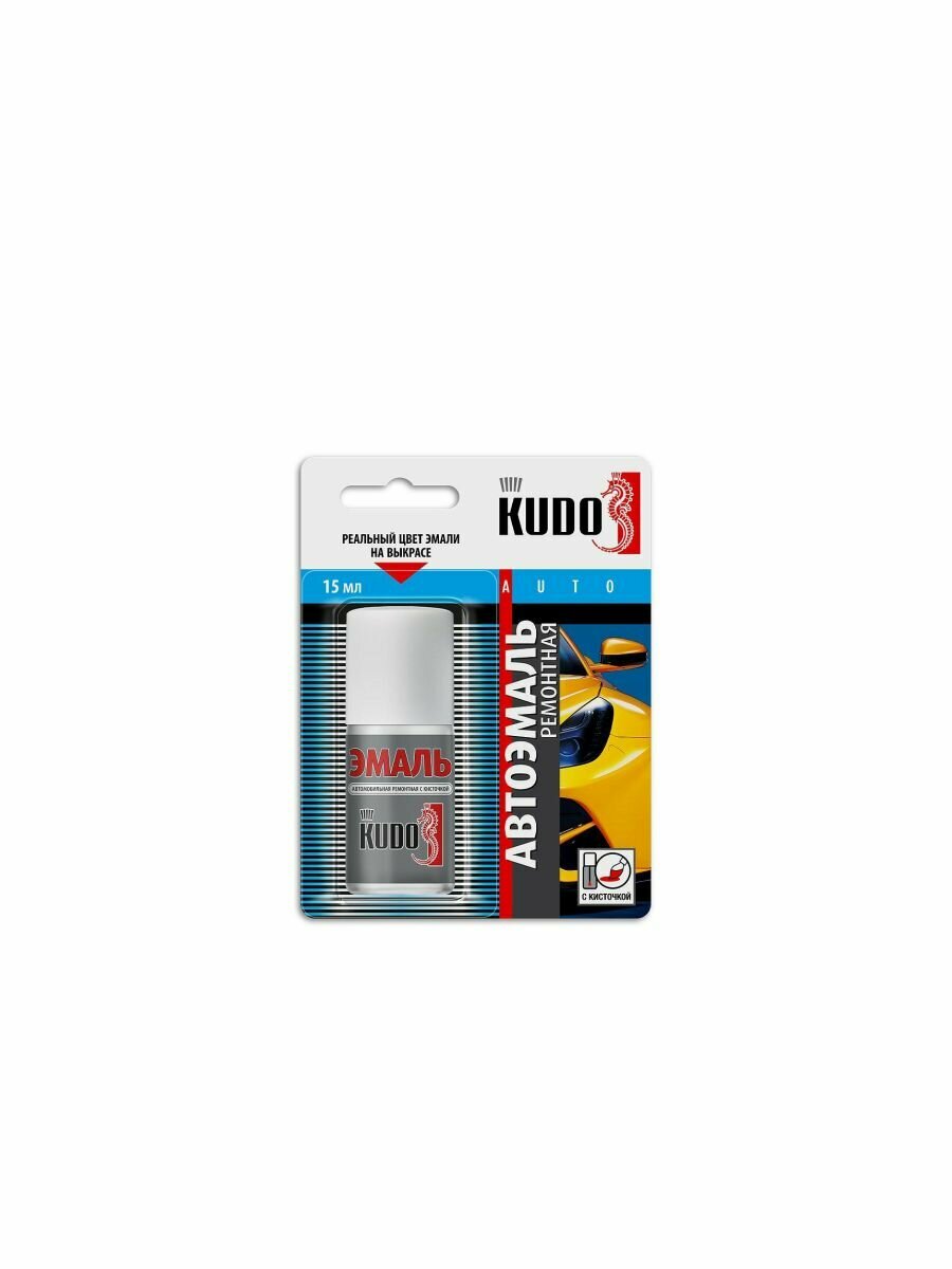 Краска с кисточкой ремонтная 180 гранат (KUDO) 15мл