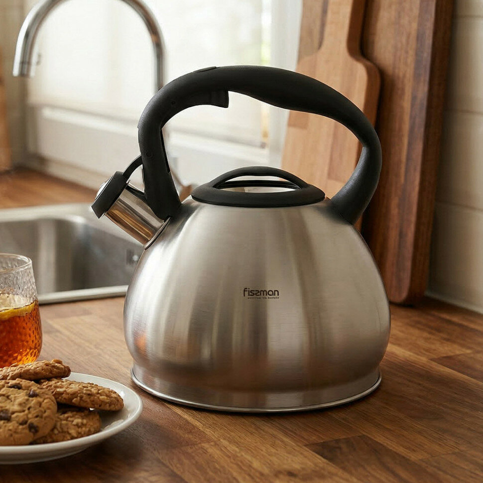 5895 FISSMAN Чайник для кипячения воды ANIKA 2,8л (нерж. сталь)