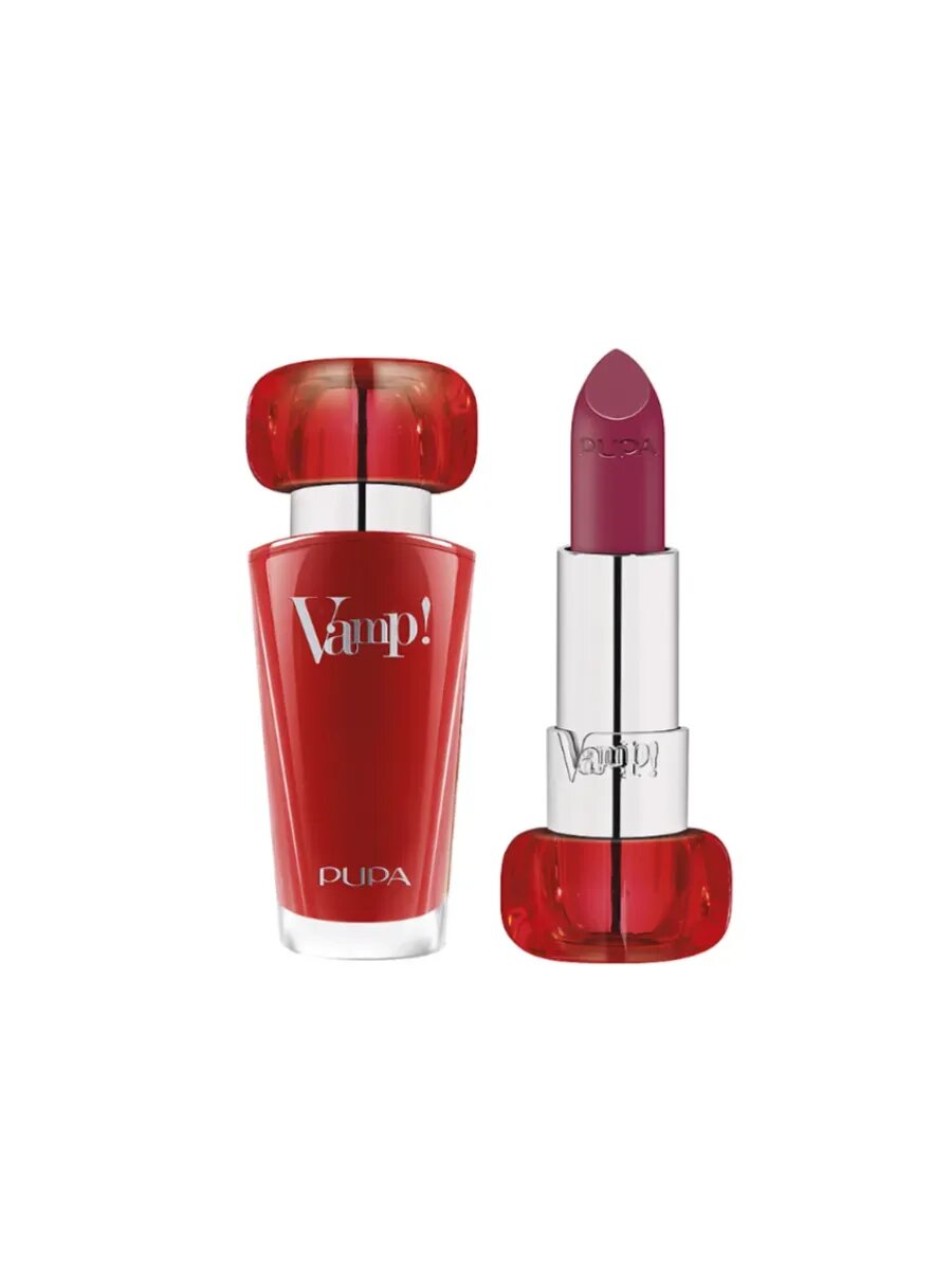 PUPA Губная помада Vamp! Lipstick, № 201 Темная вишня