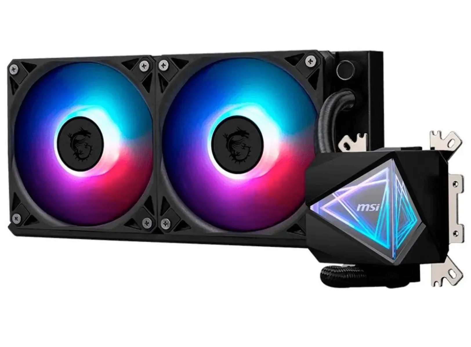 Система водяного охлаждения MSI Mag Coreliquid I240, 4-pin, RGB, 120мм, черный