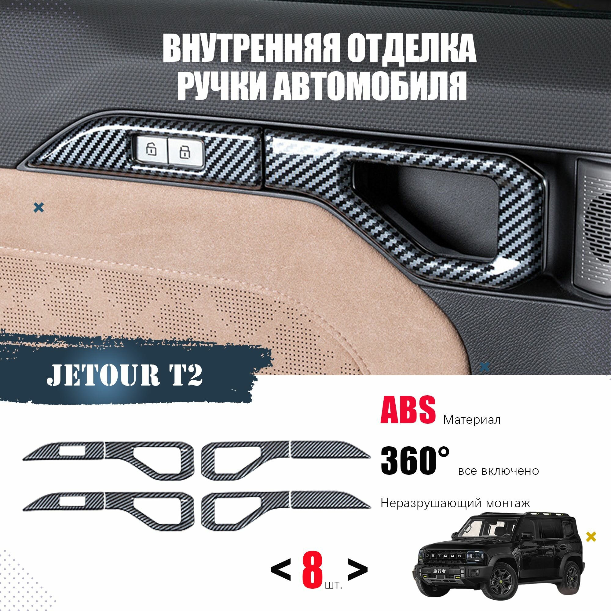 JETOUR T2, Панель для внутренней отделки автомобиля.