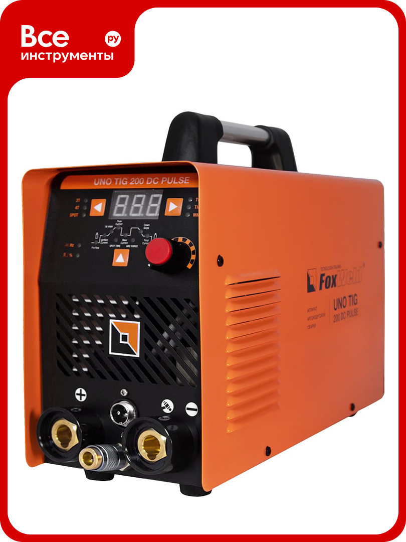 Аппарат аргонодуговой сварки FOXWELD UNO TIG 200 DC PULSE 7171