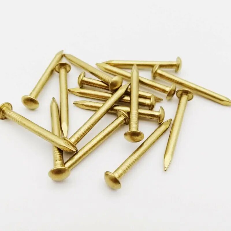 Медные гвоздики 1.5x20mm, Brass, 100шт
