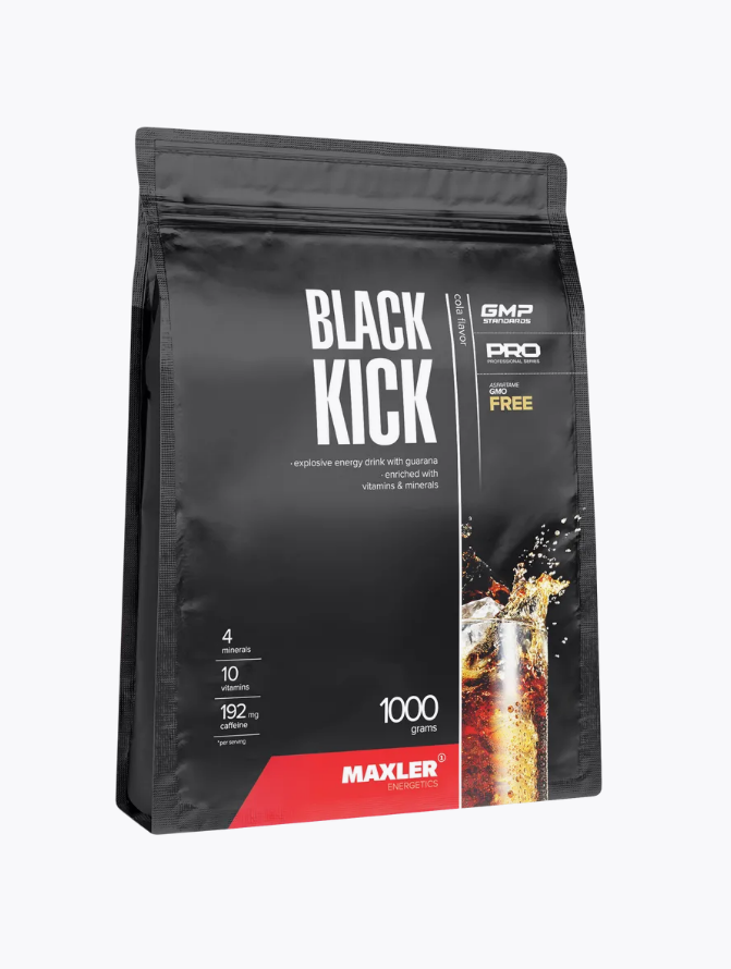 Предтренировочный комплекс Maxler Black Kick во вкусом Кола, 1000 гр.