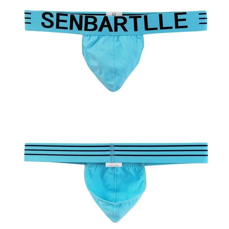 Мужские стринги SenBartlle, 2 шт, синие, размер L