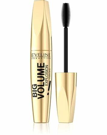 Тушь для ресниц Eveline Cosmetics Big Volume Explosion, подкручивающая, объемная, глубокий черный, 12 мл