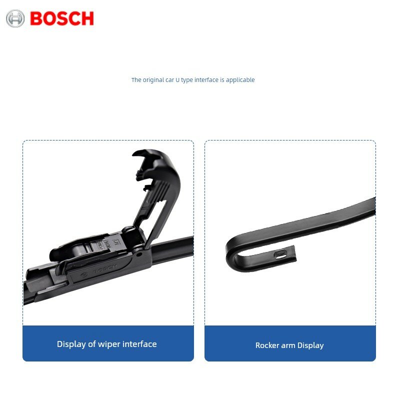 Стеклоочиститель Bosch Aerodynamix U-образный, 18 дюймов, замена для U-типовой установки, одиночная упаковка