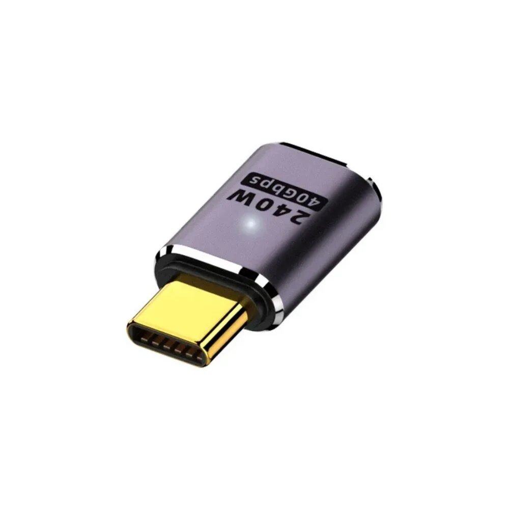 Адаптер USB4.0 Type-C 240W 40Gbps 90° Style A