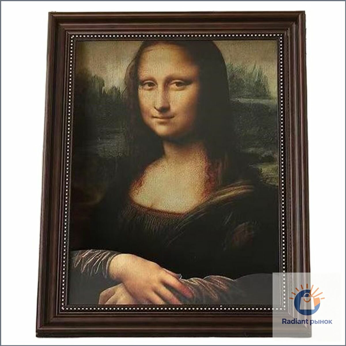 Milochic Модульная картина "Мона Лиза" 44x54 см