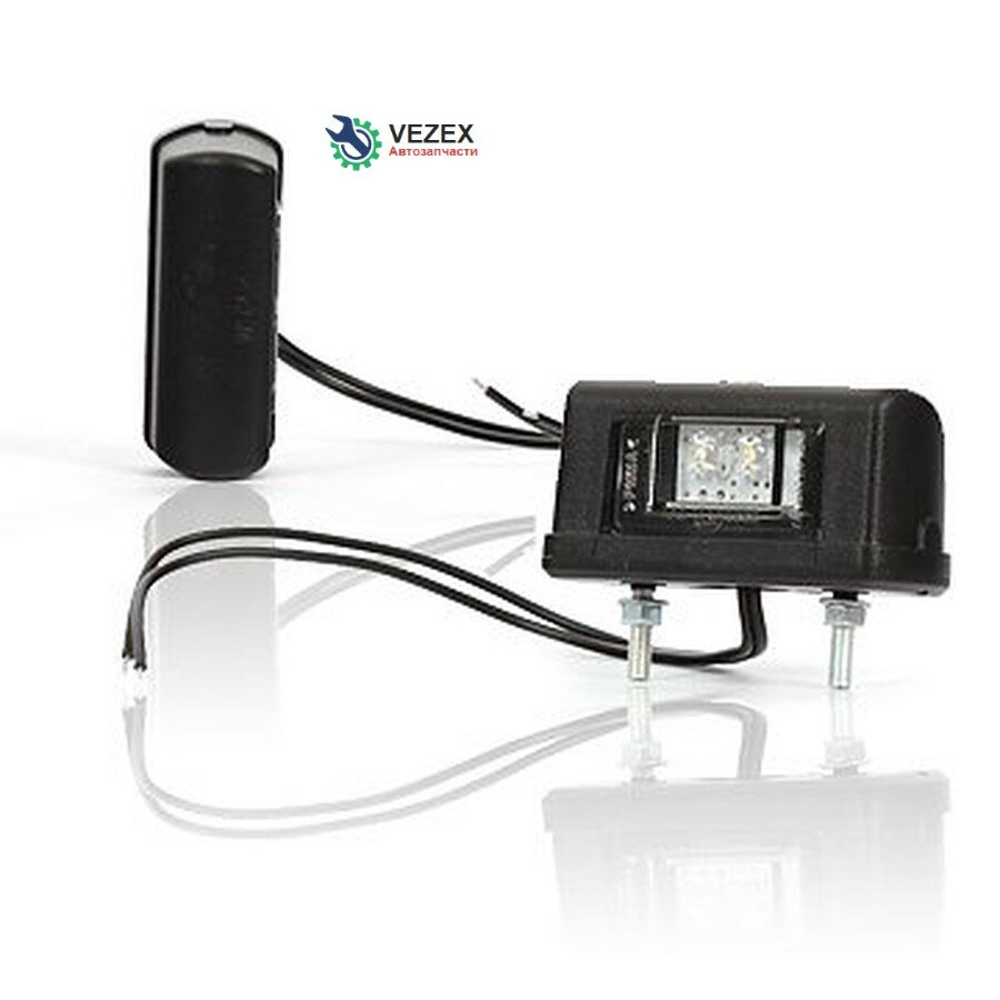 WAS 244 фонарь освещения номерного знака ! универсальный 12V-24V LED провод 20cm \