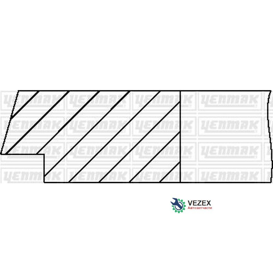 YENMAK 91-09611-050 Кольца поршневые, комплект
