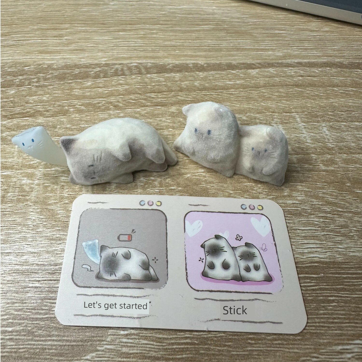 Оригинальная плюшевая игрушка-фигурка кошки PAI в эмоциональной упаковке-сюрпризе, симпатичная кукла в форме боба,