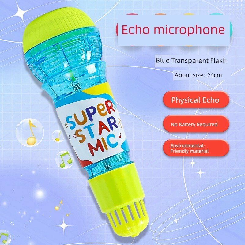 Микрофон-эхо, детская игрушка, музыка, пение, физический эхо, для девочек и мальчиков, подарок для детского сада
