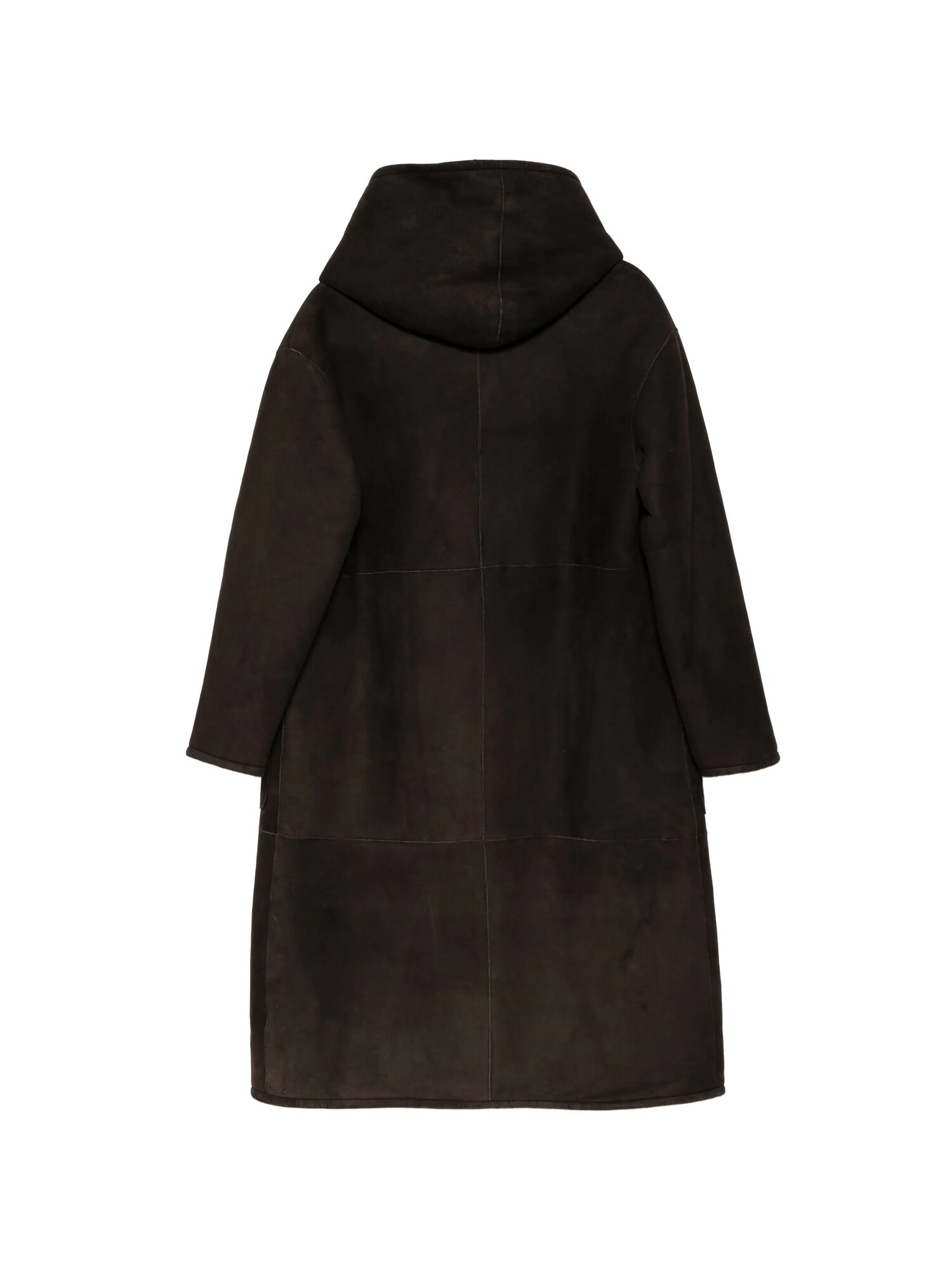 Дублёнка James Perse Shearling hooded coat, размер 42 — фото 1