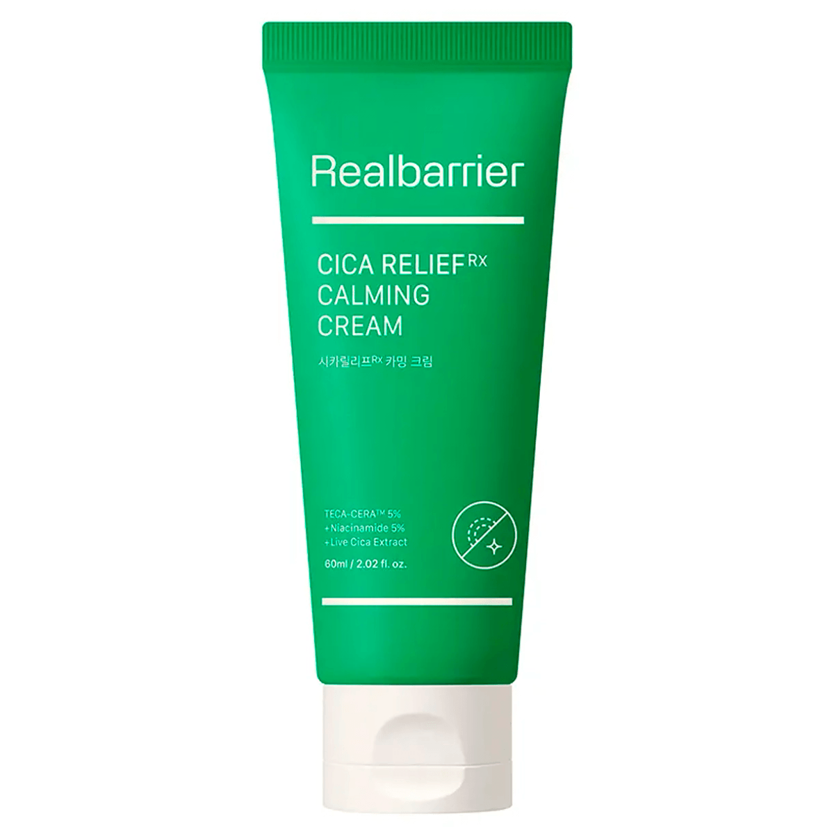 Успокаивающий крем с центеллой и 5% ниацинамида Cica Relief RX Calming Cream, 60 мл, Real Barrier