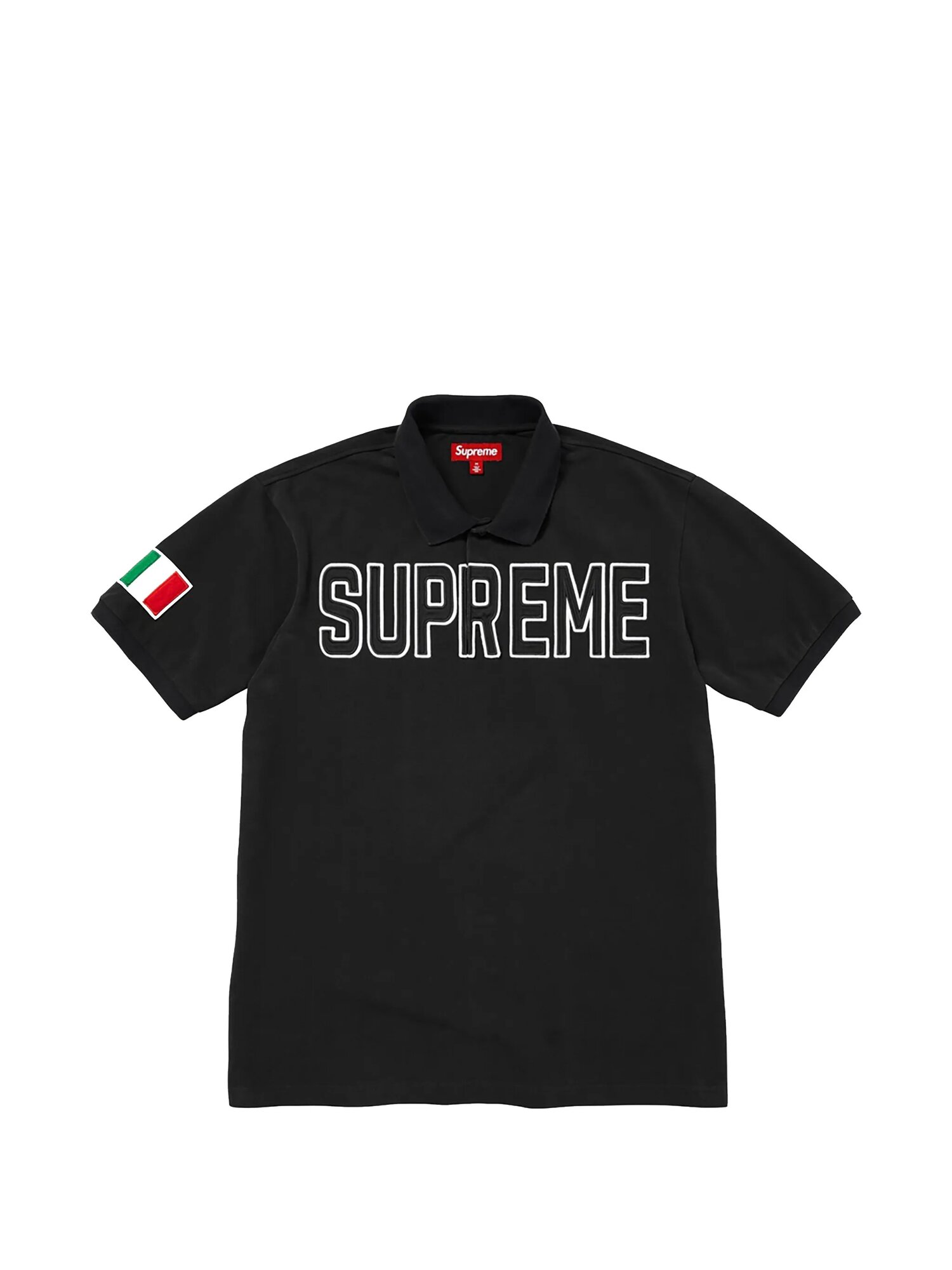 Рубашка Twill-appliqué polo shirt