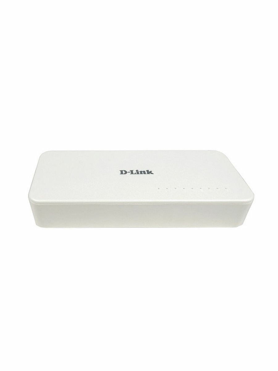 Коммутатор D-LINK DES-1008C/F6/E 8 портов (8x100Mbs, неуправляемый, настольный, корпус-пластик) (DES-1008C/F6/E)