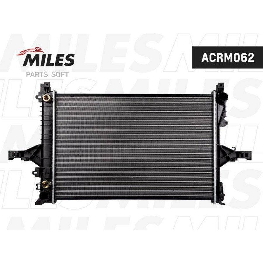 Радиатор VOLVO S60 2.0-2.5 / S80 2.0-2.9 / XC70 2.4-2.5 A/T 98- от официального дистрибьютора, MILES, артикул ACRM062