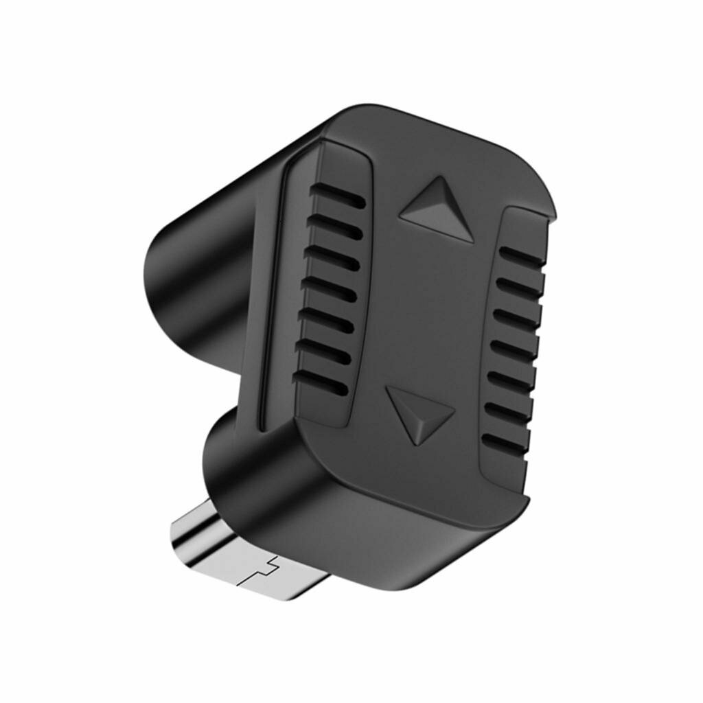 Микро-USB «мама» — USB-C «папа», под прямым углом, U-образная передняя часть