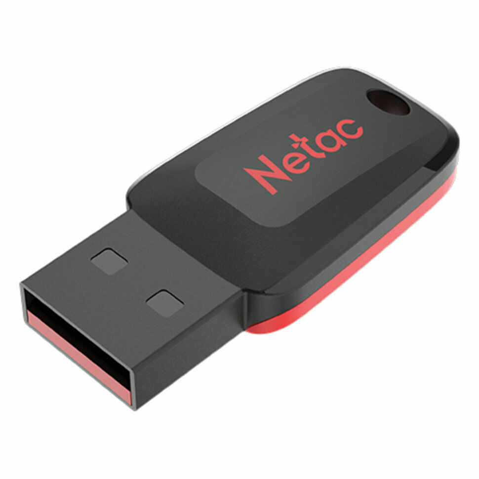 Флеш-диск 8GB NETAC U197, USB 2.0, черный, NT03U197N-008G-20BK, 513706