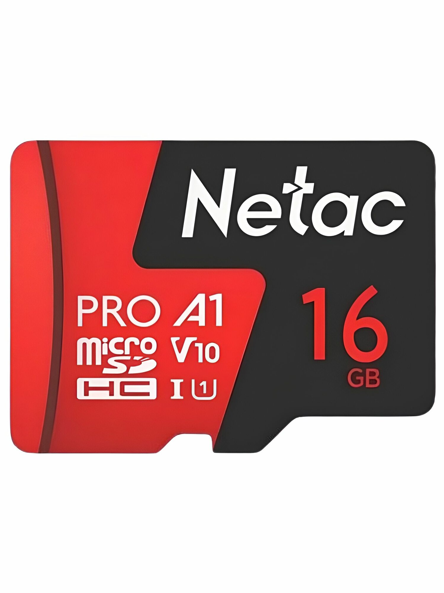 Карта памяти microSD P500 16GB Red PRO, пр-ль Netac