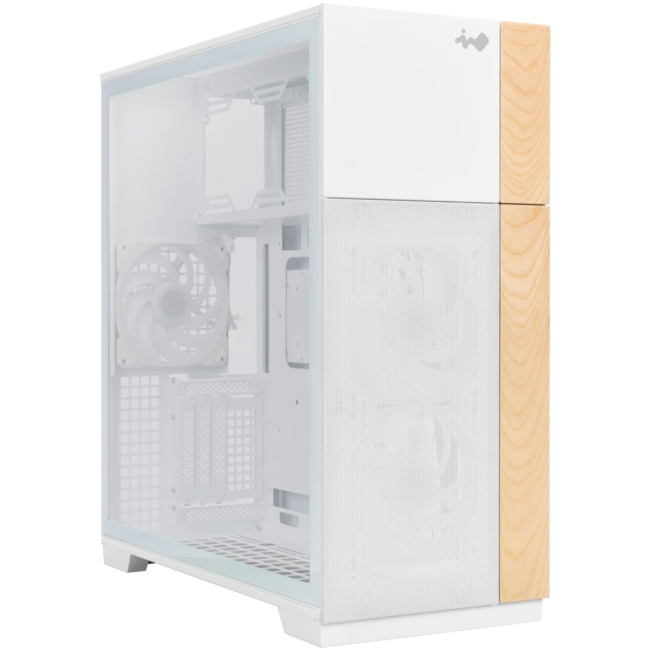 IW-CS-F5WHI-3AN140P Корпус без блока питания/ Case InWin F5, Full-Tower, TG, 3x140mm ARGB white