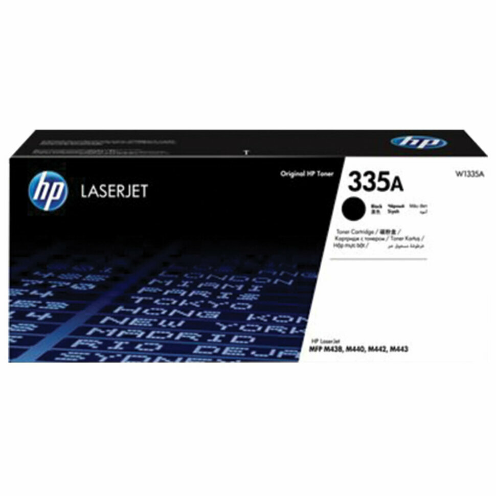 Картридж лазерный HP (W1335A) LaserJet M438n/M442dn/M443nda, №335A, оригинальный, ресурс 7400 страниц, 363650