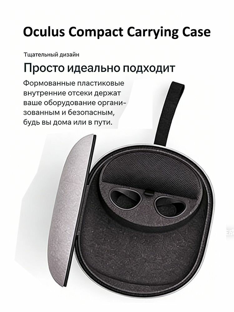 Чехол для Oculus Compact Carrying Case для Oculus Quest 3/3S футляр для Quest 3 3S переносной кейс