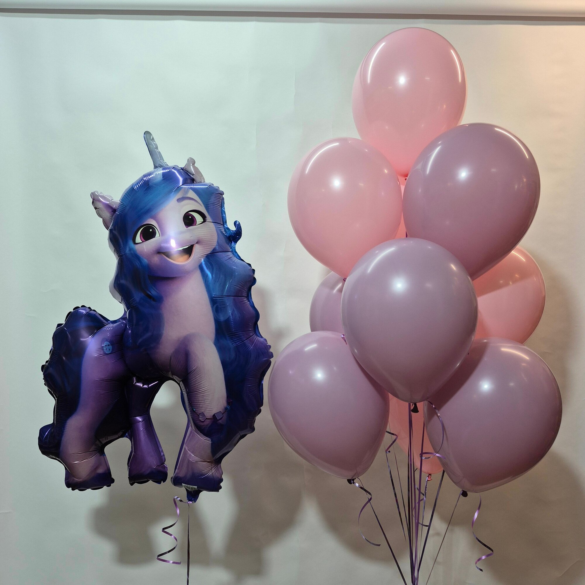 Набор шаров My Little Pony, Лошадка Иззи, шары с гелием, шары на день рождения для девочки